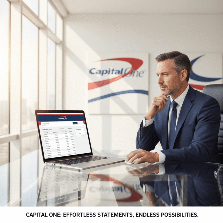 The Capital One Bank Statement Generator